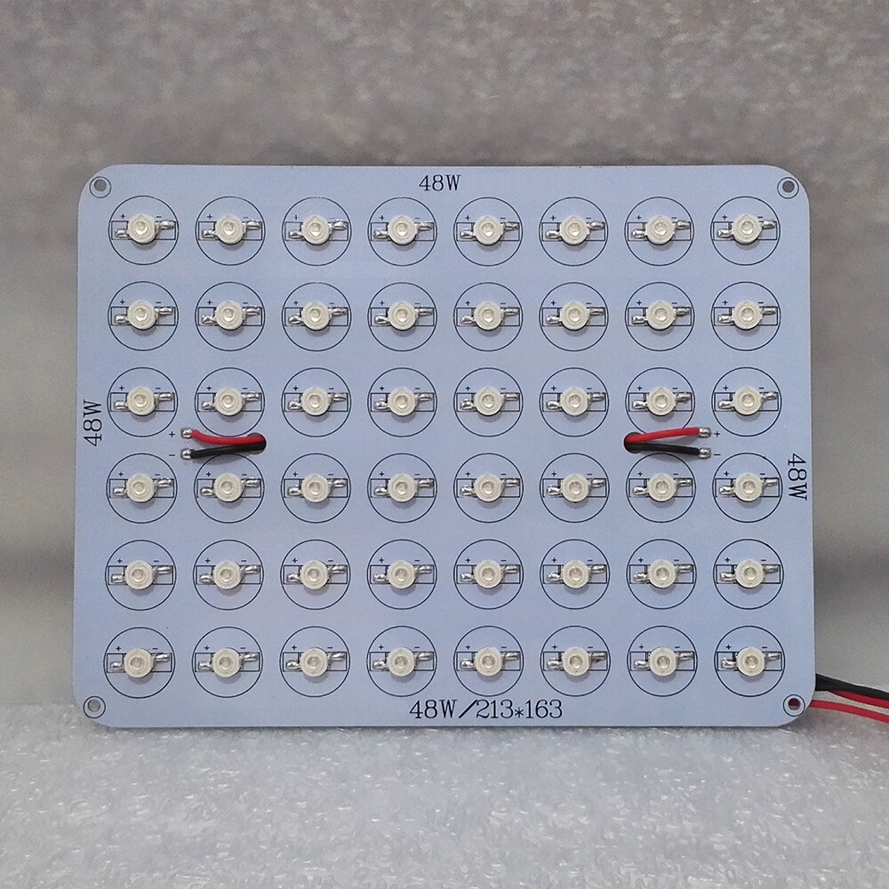 48W Purple-Blue 430nm~440nm LED + PCB for DIY Lamp Spot Flood Light ...