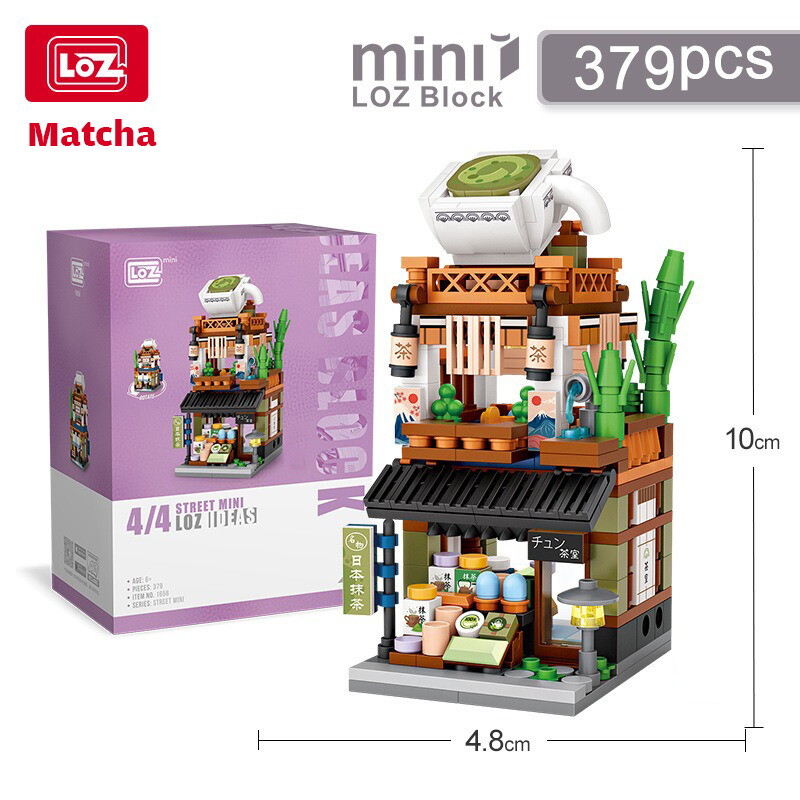 LOZ Mini Blocks Sets Food Street View Building Blocks Micro Bricks with ...