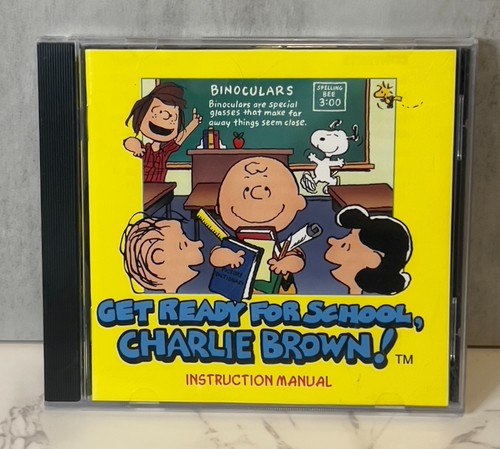 Get Ready For School, Charlie Brown! 1995 CD-Rom PC/Windows/Mac | eBay
