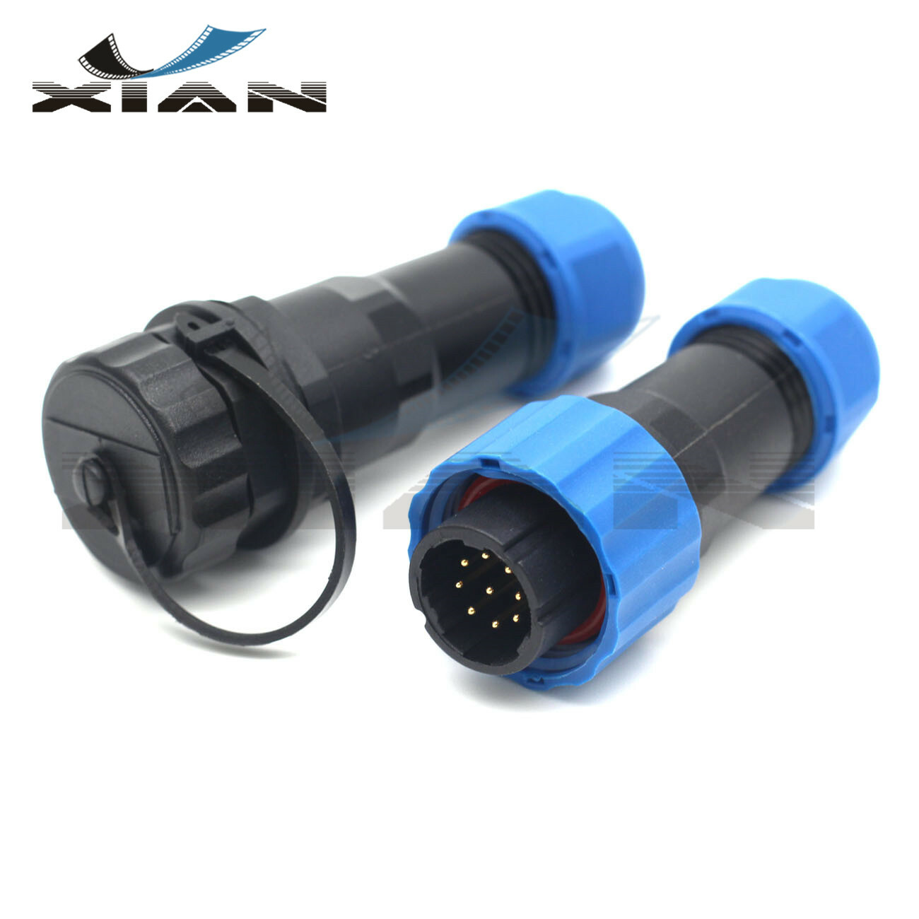 SD16 9Pin 16mm Waterproof Connector IP67,Automotive power connector ...
