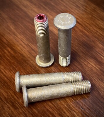 (4) Titanium 1/4"-28 x 1.2” Hi-Lok Aerospace Pin Bolt HL510-8 6Al4V 13/ ...