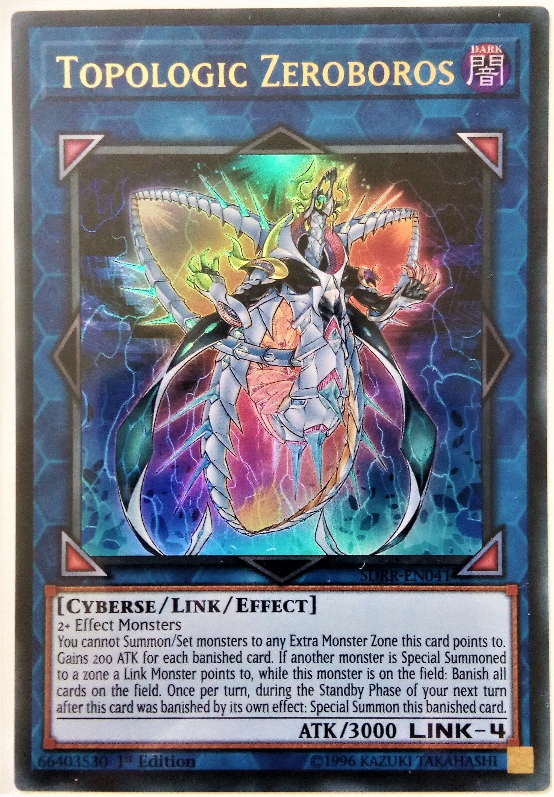 YuGiOh Topologic Zeroboros Ultra Rare SDRR-EN041 1st Edition NM | eBay