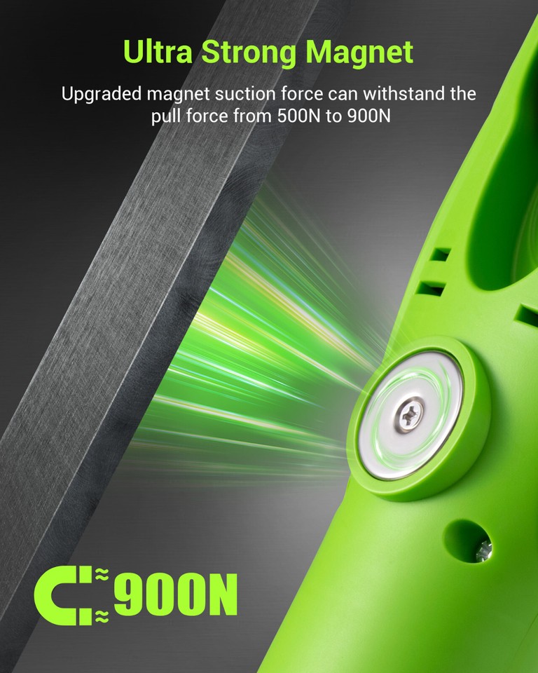 EDISHINE LED Work Light, 15ft 16 Gauge SJTW 2000LM COB LED Light Strong ...