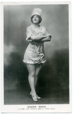 CLARA BECK Pantomime PRINCIPAL BOY Theatre MUSIC HALL - Tom The Pipers ...