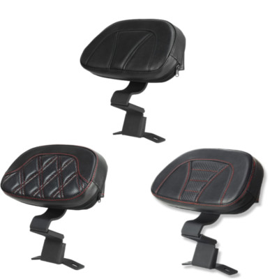 For Harley Driver Rider Mid Multi-Style Backrest Pad Street Glide ...