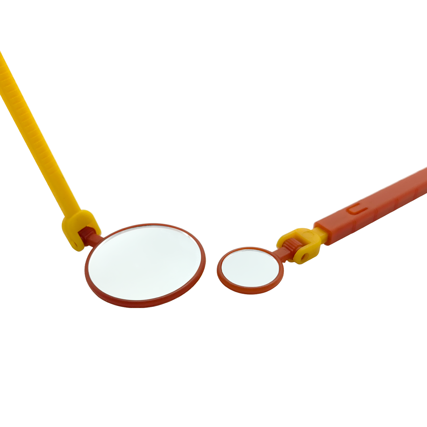 2PC 1000V Insulated Inspection Mirror 20mm & 40mm for Tesla Hybrid &EV ...