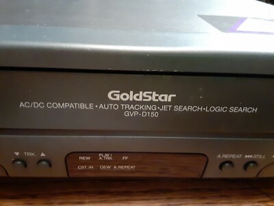 Goldstar VHS Player GVP D150 Pro Series rare vintage Tested | eBay