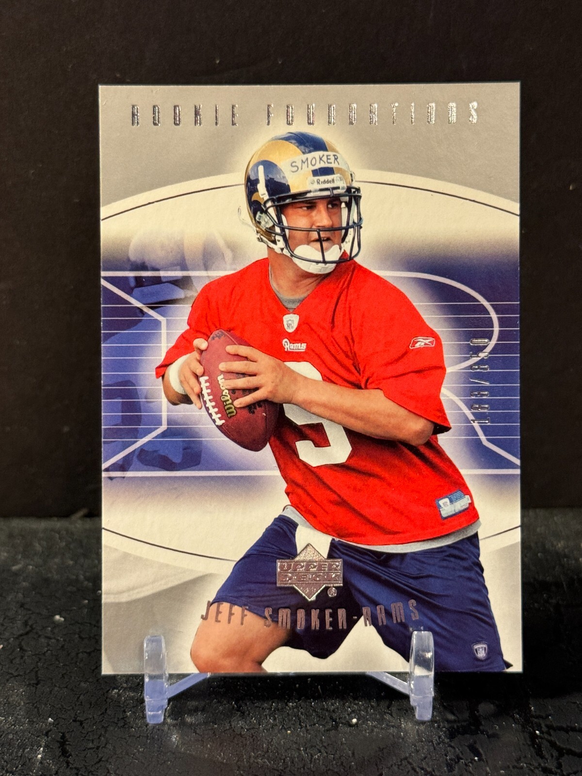 2003 Honor Roll Football Jeff Smoker Rookie Foundations RC Card 197 ...