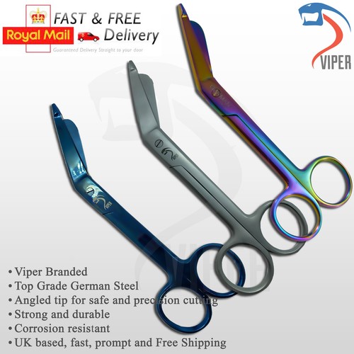 NURSING SCISSORS LISTER BANDAGE VIPER SURGICAL VETERINARY PARAMEDIC ...