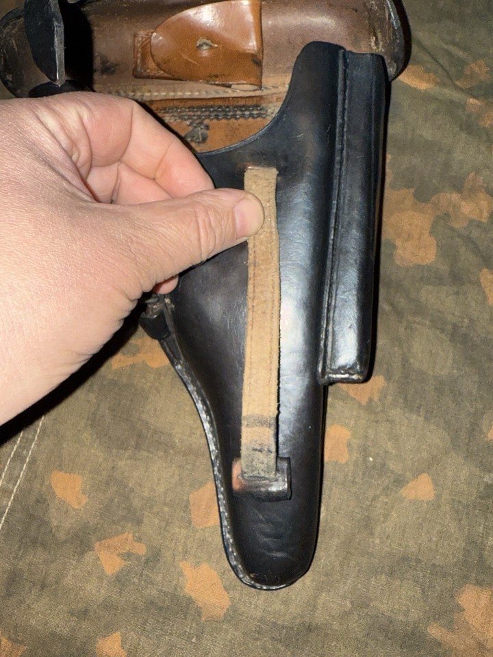 Excellent Original WWI 1918 German PO8 Luger Holster Moritz Stecher ...
