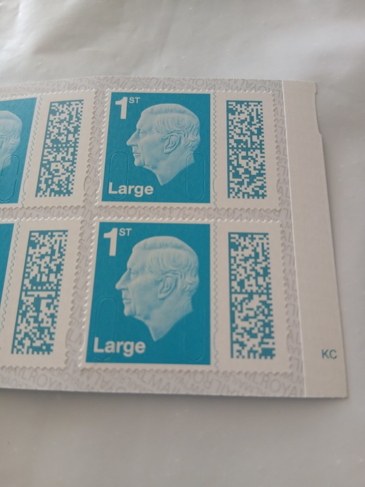 Royal Mail UK Book Of 4x 1st Class Large Letter Postage Stamps | eBay UK