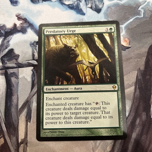 1x MTG - Predatory Urge - Zendikar - NM | eBay