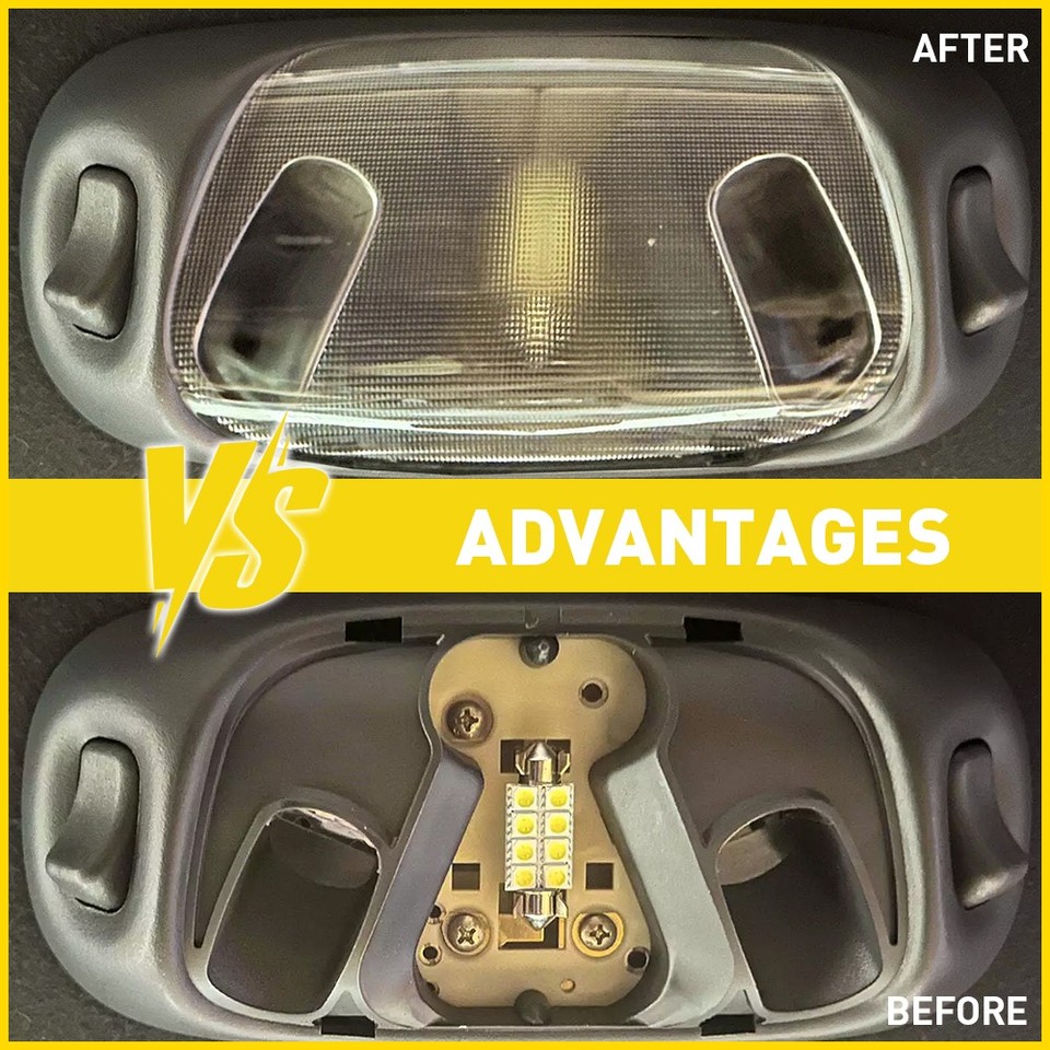 Overhead Interior Dome Map Light Lamp Lens Bulb Cover For Ford F150 1995-2004 EC | eBay