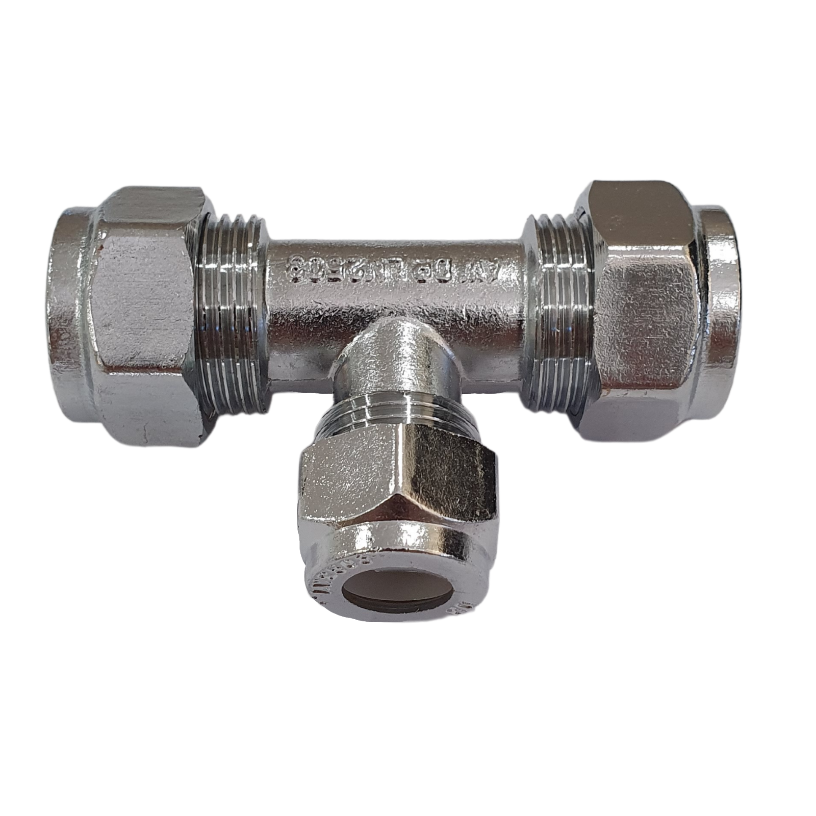 10 Pk AW1186 20Cx20Cx15C Chrome Tee Triple Union Reducing Nylon ...