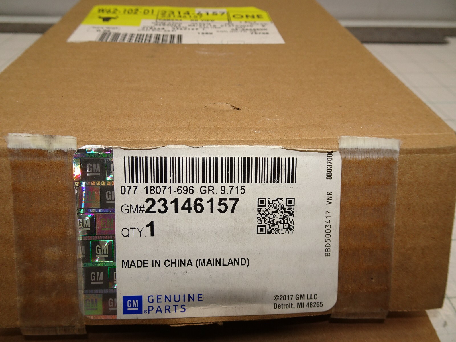 GM 23146157 Back Up Assist Rear View Parking Camera OEM NOS General ...