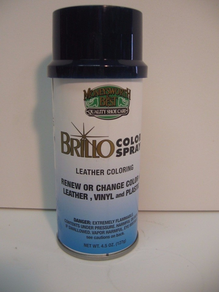 Brillo Color Spray Shoes Boots Leather Vinyl 4.5 oz. | eBay