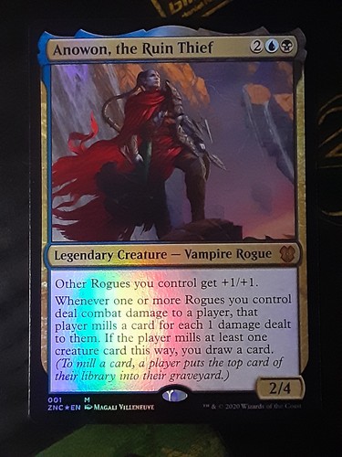 Anowon the Ruin Thief FOIL , Zendikar Rising Commander ,NM, MTG ,FREE ...