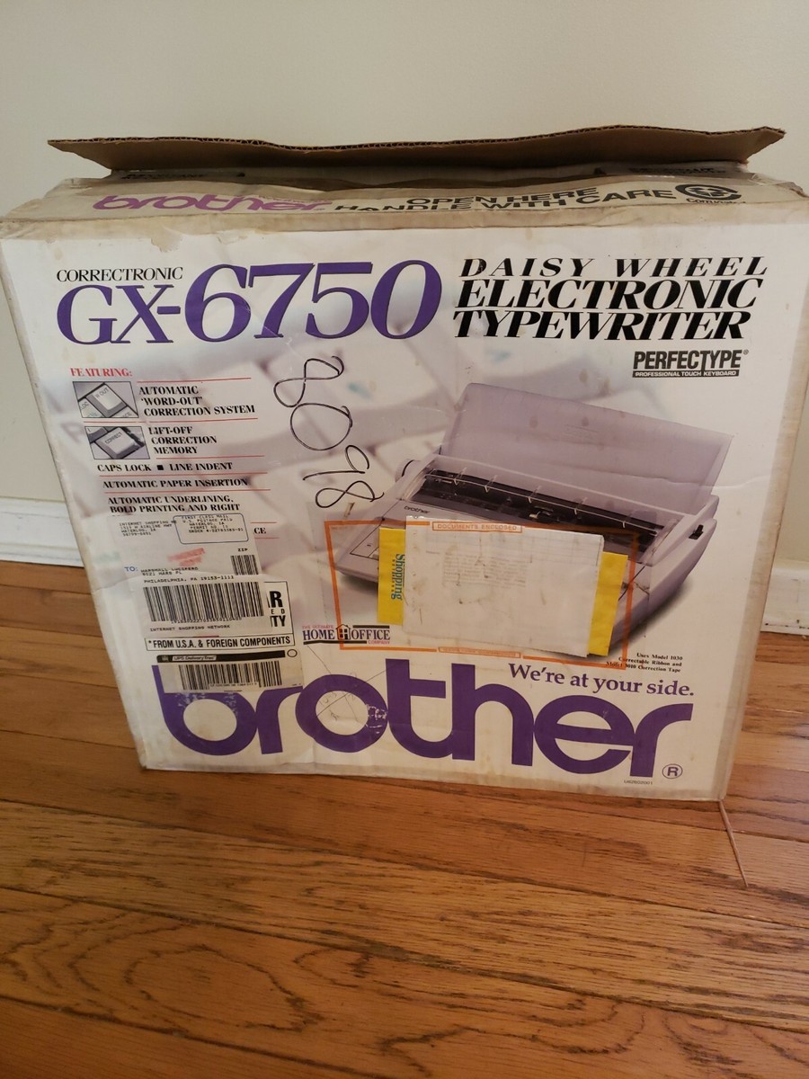 Brother Brother Gx6750 Daisy Wheel Electronic Typewriter Amazon.com: