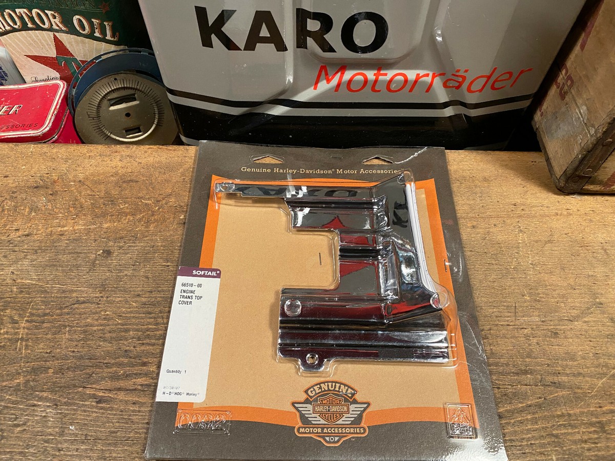 Karo Trans Logo 66510 00 GETRIEBE COVER CHROM ORIG. HARLEY® 2000 2006