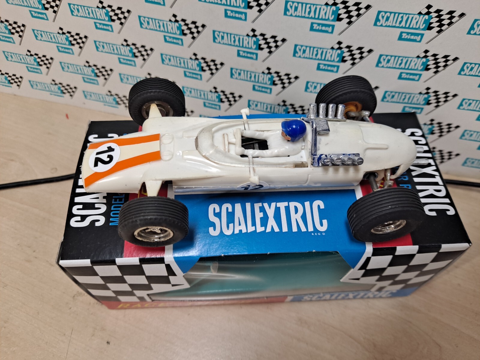 SCALEXTRIC C5 EUROPA VEE N012 POWER SLEDGE NON AEROFOIL X CONDITION ...