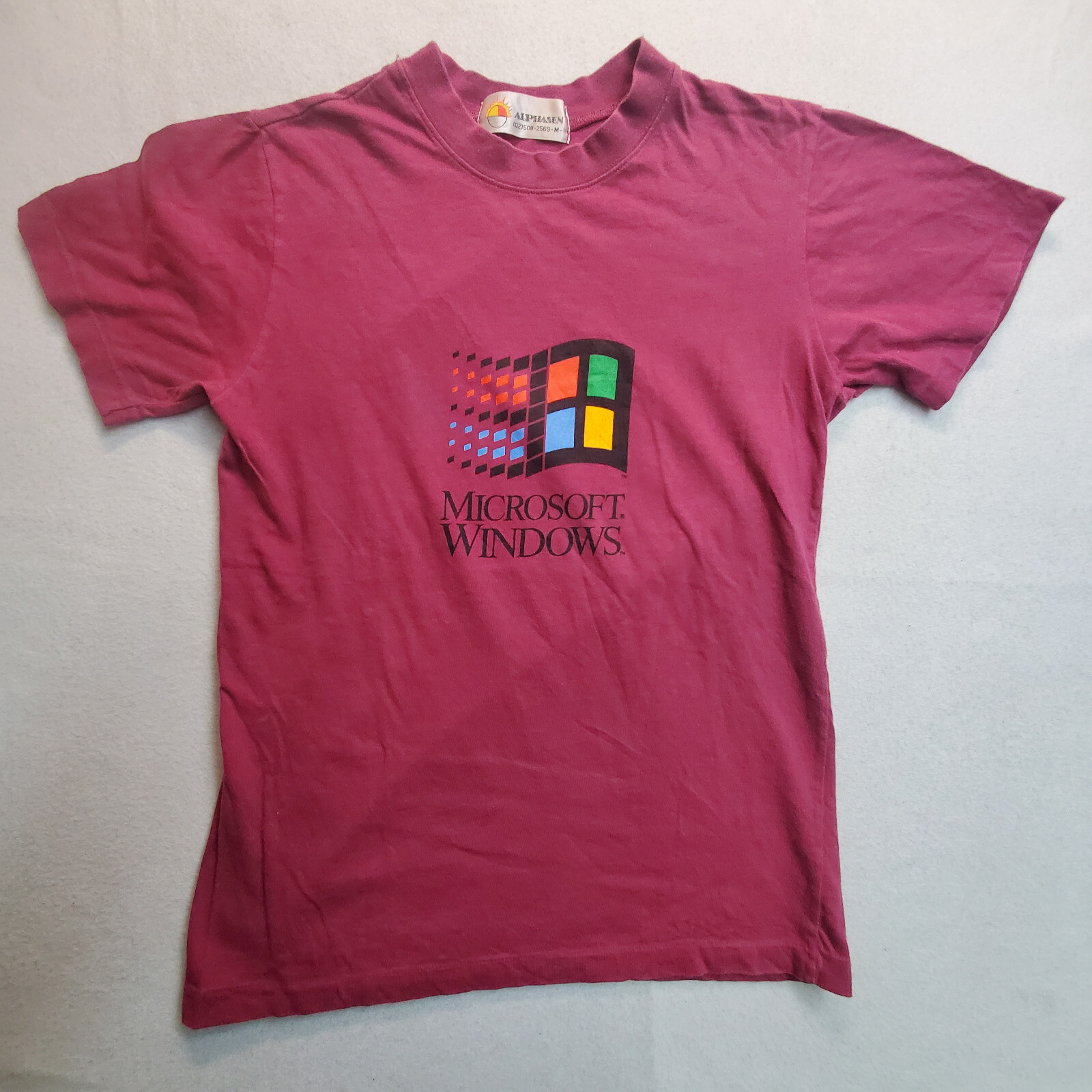 Vintage Microsoft Word Windows 95 Logo Womens Tee Shi… - Gem
