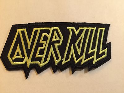 Overkill Metal Music Band NEW Embroidered Logo Patch 3.5"x1.5" | eBay