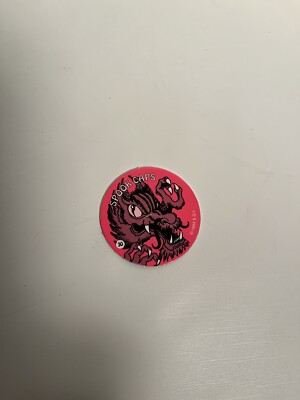 Vntg POG 1994 Spook Caps Scary Monster Wolf Man Halloween Milk Bottle ...