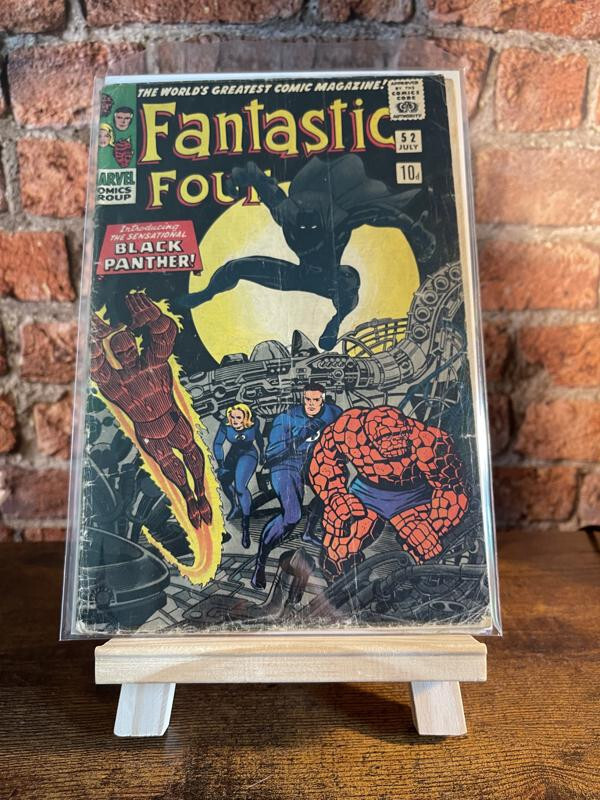 FANTASTIC FOUR #52 Marvel Comics- First Appearance of Black Panther T ...
