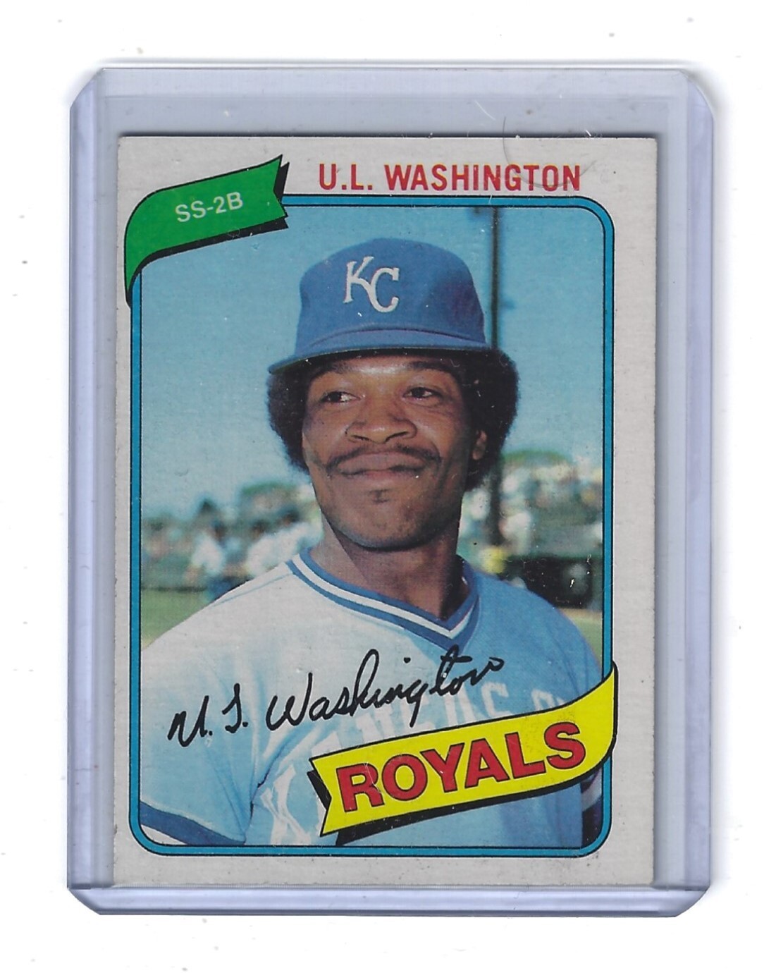 U. L. WASHINGTON 1980 Topps Baseball Card #508;NM; Royals | eBay