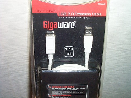 Gigaware 10 ft USB 2.0 EXTENSION CABLE New in Box | eBay