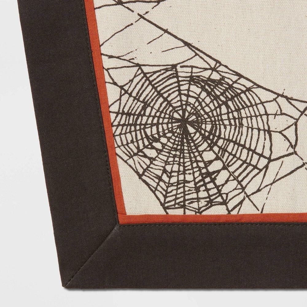 Threshold Halloween coffin shaped table runner 16" " spooky party decor ...