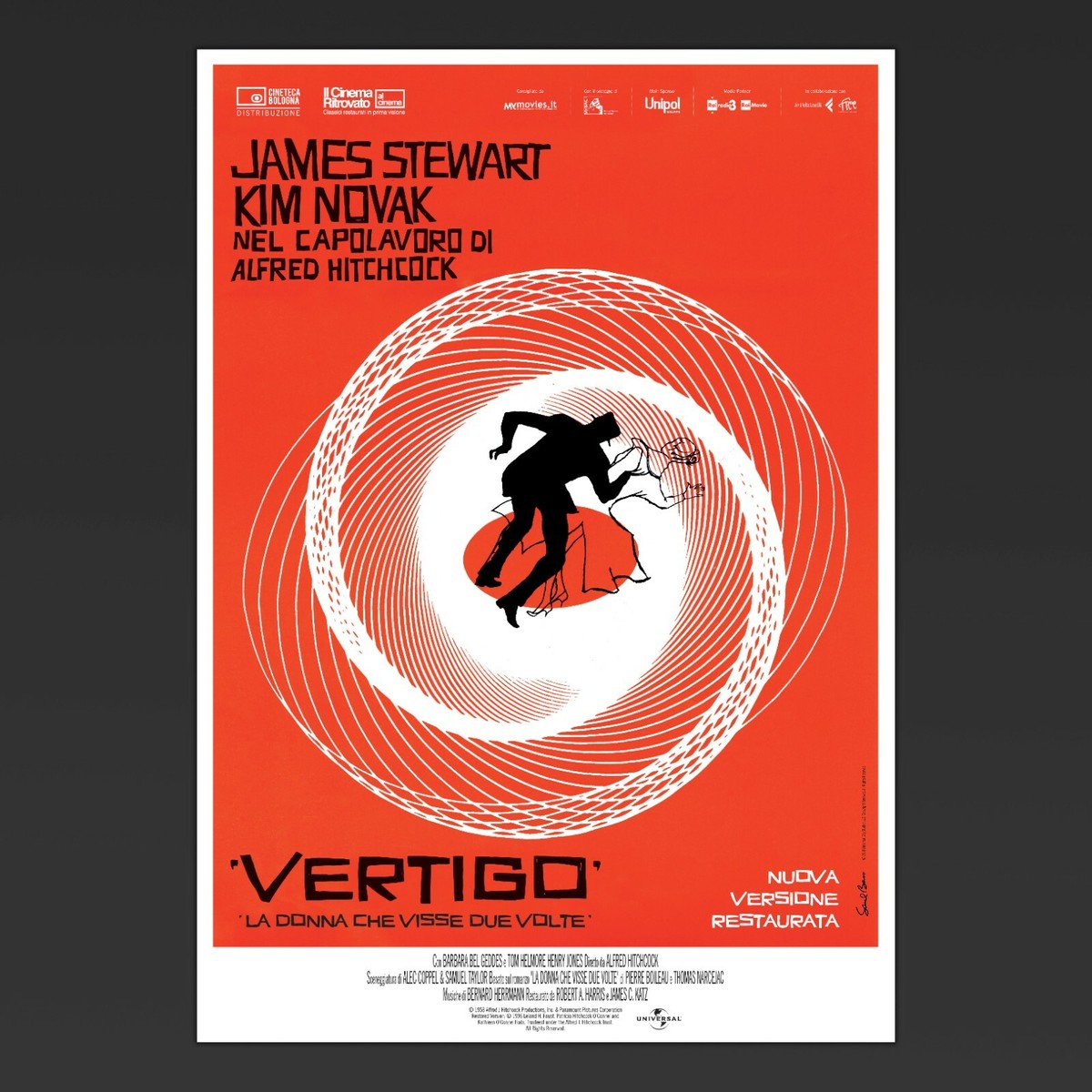 Vertigo Film Vertigo 1958 Us 1 Sheet Film Poster Saul Bass Orson