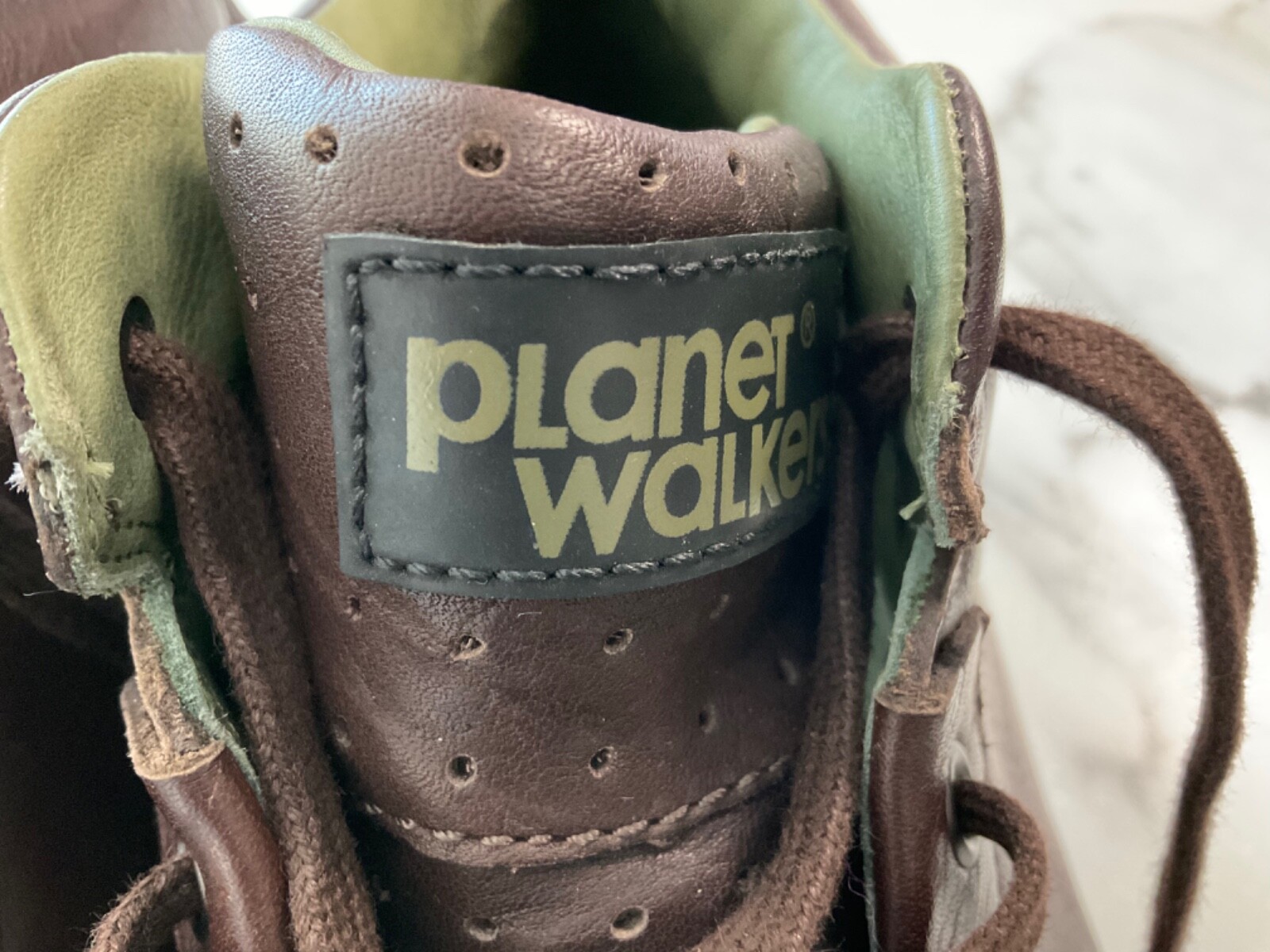 Planet Walkers Brown Leather Boots Mens Size 13 - Gem