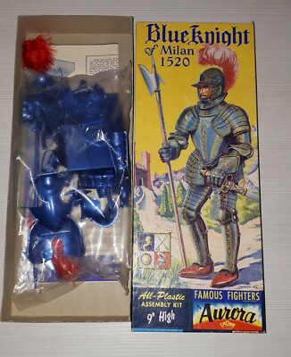 AURORA KIT N.K2-98 BLUE KNIGHT MILAN 1520 SCALA 1:8 OBSOLETO 1956 | eBay