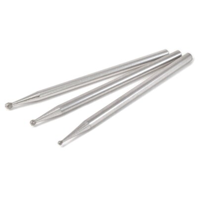 3-piece Round Tip Diamond Burr Set, 3/32" Shanks | eBay