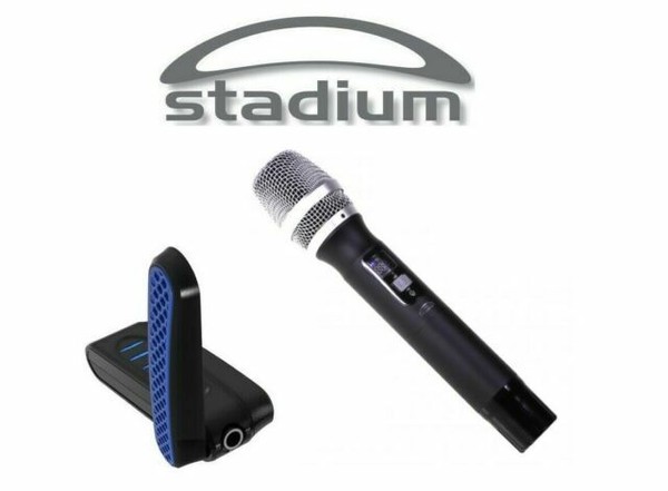 Stadium UHFUSB1A USB Wireless Single Channel Microphone - Black for ...