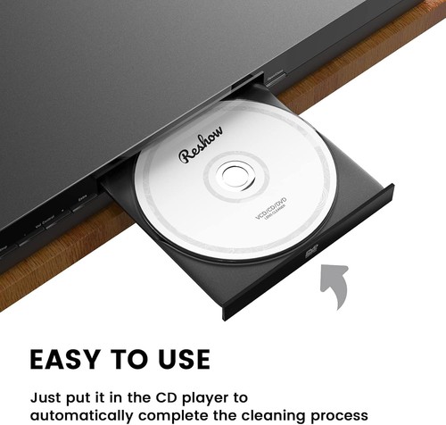 Reshow Laser Lens Disc Cleaner kit for CD & DVD 1 Bottles of Cleaning ...