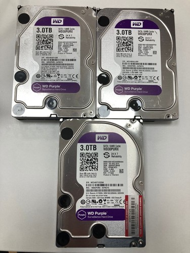 WD30PURX Western Digital Purple 3TB 3.5" SATA Surveillance Hard Drive ...