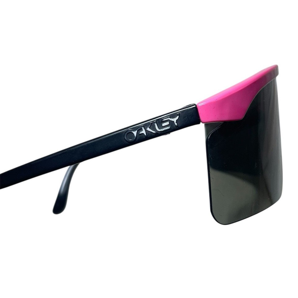 Oakley Pink Razor Blade Sunglasses Glasses Vintage RARE Used Black And ...