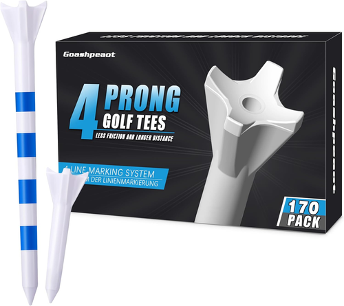 170 Pack Golf Tees 50 Iron Tees with 120 Driver Tees, Pro 4 Line ...