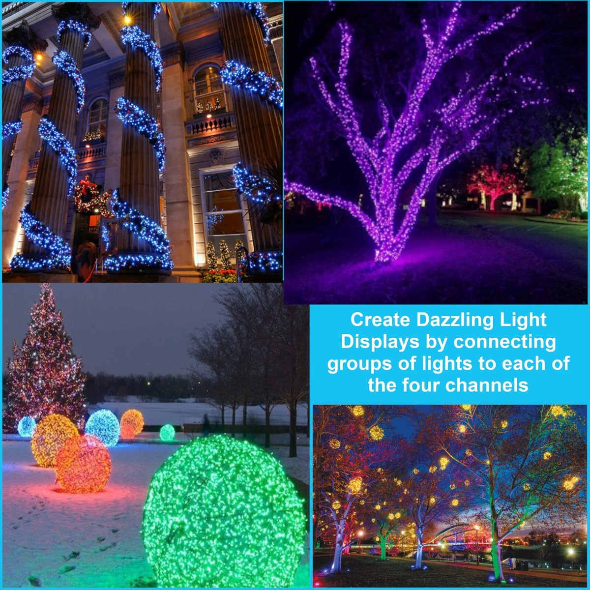 Christmas Holiday Light Effect Light Show Controller Blinker Lightshow