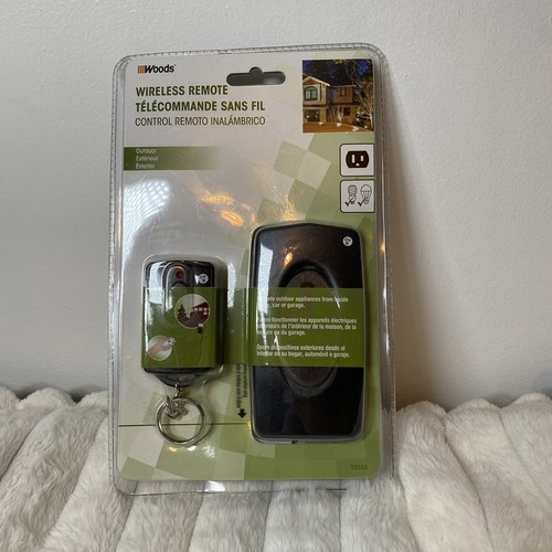 Woods 32555 Outdoor Remote Control AC Power Outlet Plug Switch Kit | eBay