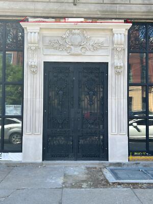 BEAUTIFUL CARVED MARBLE ESTATE DOORWAY SURROUND -PDWS4 | eBay