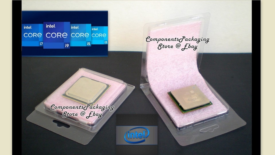 Intel i9 i7 12000 Series CPU Clam Shells fits LGA1700 - Lot of 10 25 40 ...