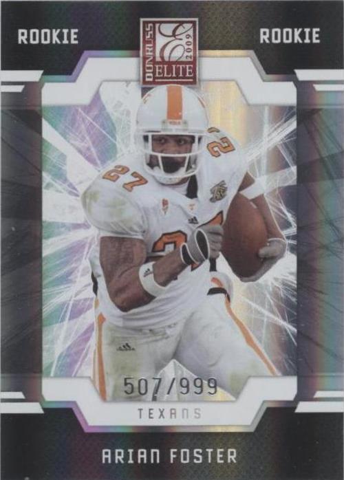 2009 Donruss Elite - Rookies Arian Foster #106 /999 (RC) for sale ...