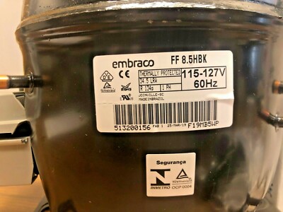 Tecumseh AEA3430YXA Replacement Refrigeration Compressor 1/4 HP R-134A ...