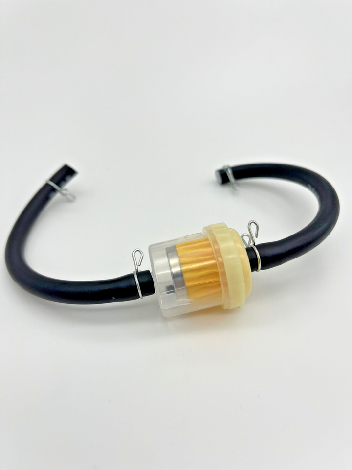 6mm Inline Fuel Filter Pipe Motocross Moped Scooter Go Cart Lawnmower ...