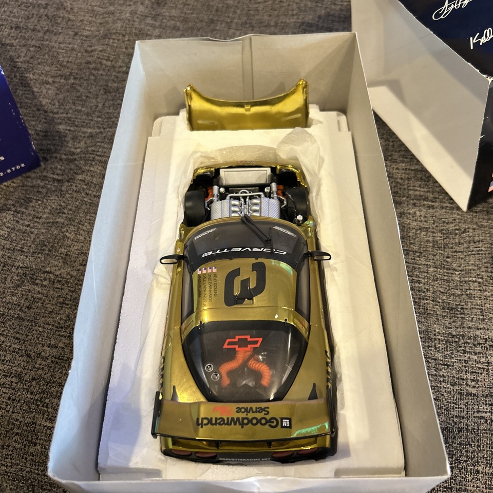 DALE EARNHARDT 1/18 SCALE NO.3 RACED VERSION DIE CAST C5-R CORVETTE | eBay