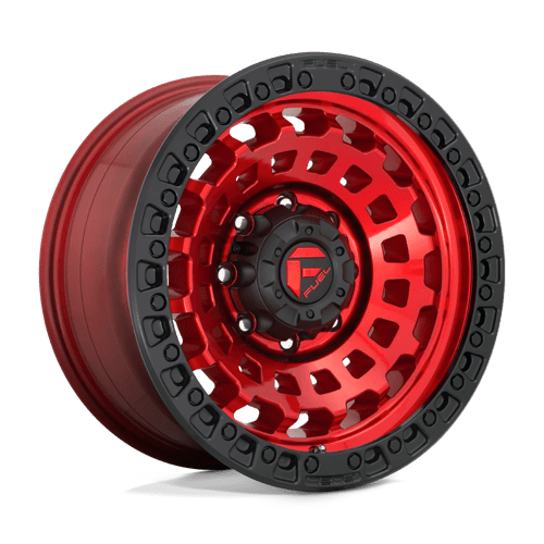 17" Fuel 1PC D632 ZEPHYR 5X5.0 1MM CANDY RED BLACK BEAD RING ...
