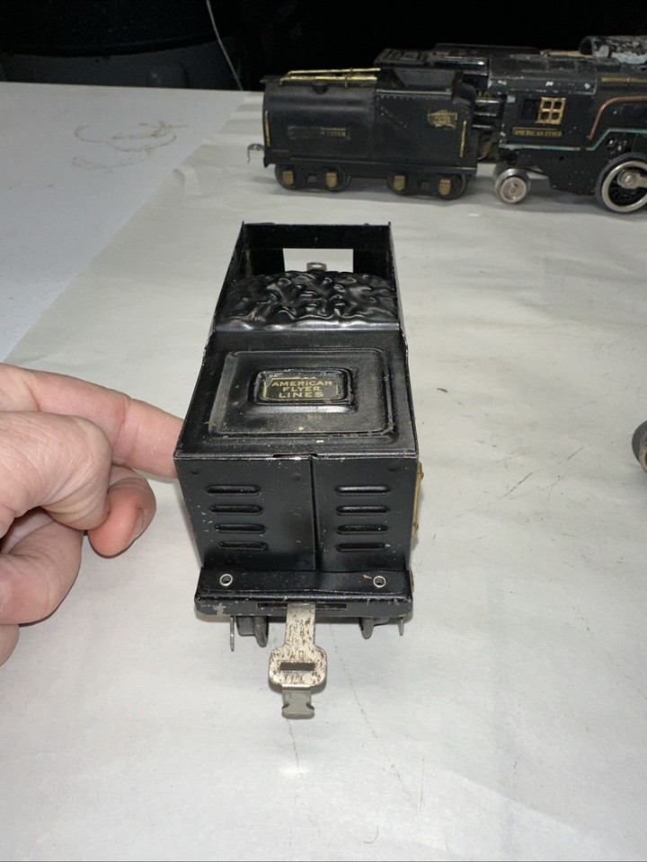 AMERICAN FLYER PRE WAR O GAUGE 2-4-2 STEAM LOCOMOTIVE 420 Tested Tender ...